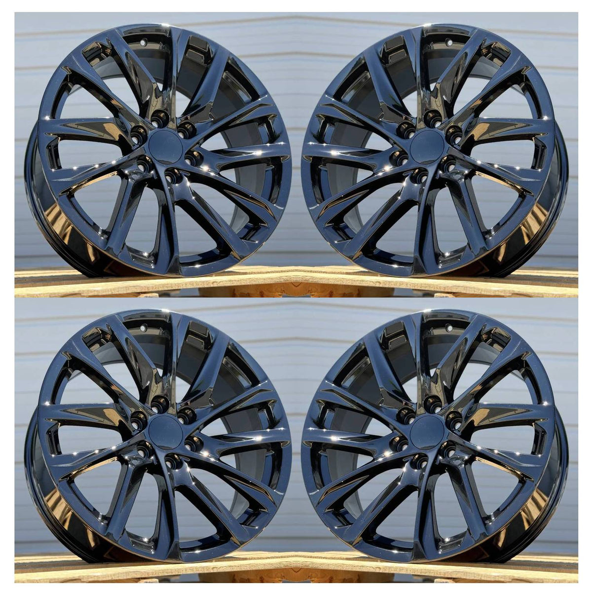 22” Rims - Made to Fit Chevrolet Silverado 1500, WT, LT, RST, LTZ, High ...