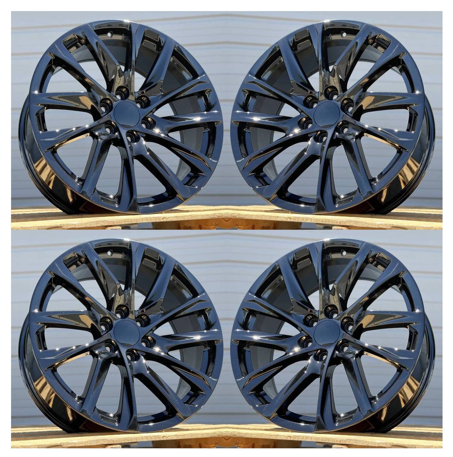 22” Rims - Made to Fit Chevrolet Silverado 1500, WT, LT, RST, LTZ, High ...